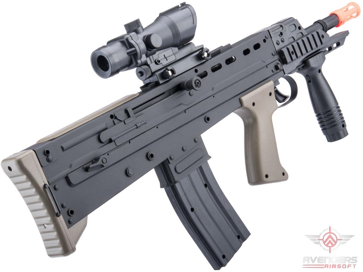 Avengers Vigor Series Heavy Version L85A2 Airsoft Spring Rifle w/ Red ...