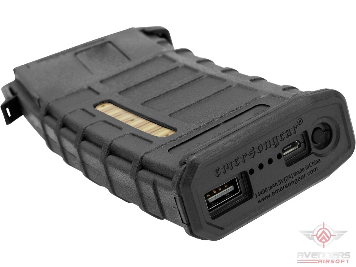 Avengers Portable M4 Magazine Power Bank (Color: Black), Tactical Gear ...