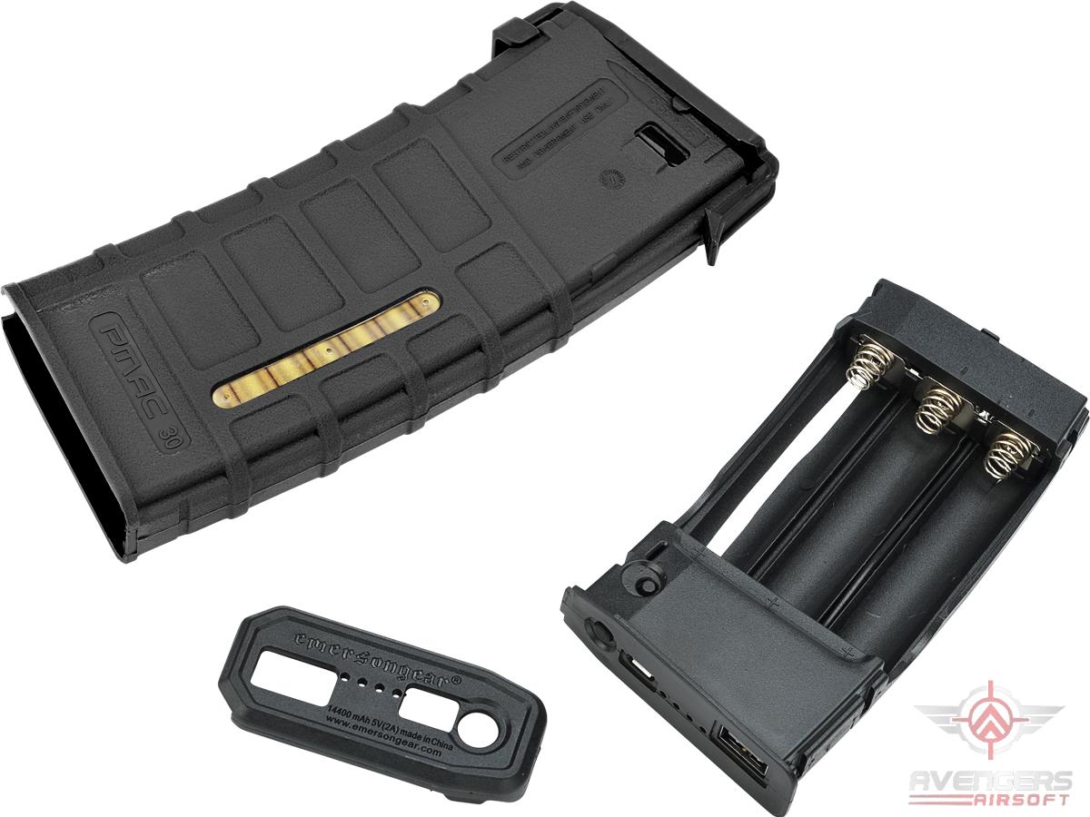 Avengers Portable M4 Magazine Power Bank (Color: Black), Tactical Gear ...