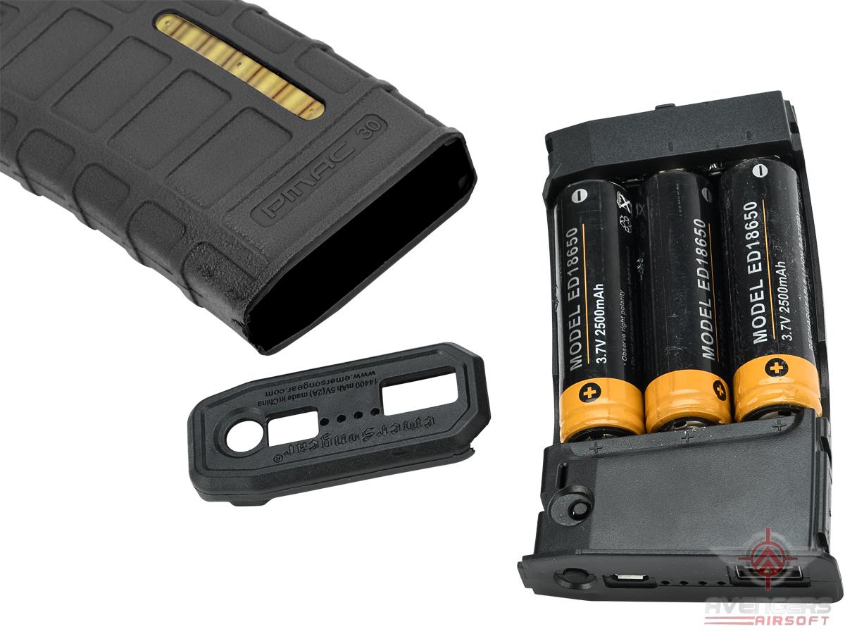 Avengers Portable M4 Magazine Power Bank (Color: Black), Tactical Gear ...