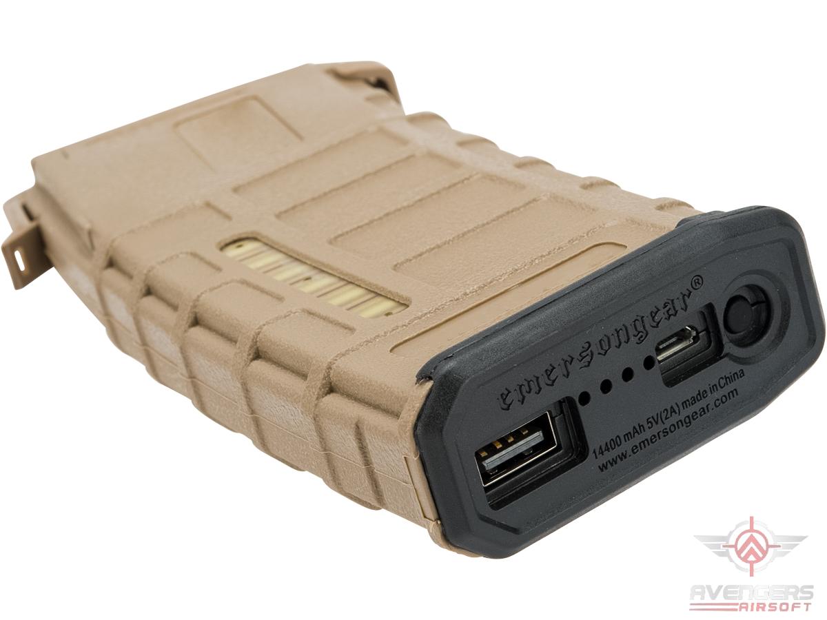 Avengers Portable M4 Magazine Power Bank (Color: Dark Earth), Tactical ...