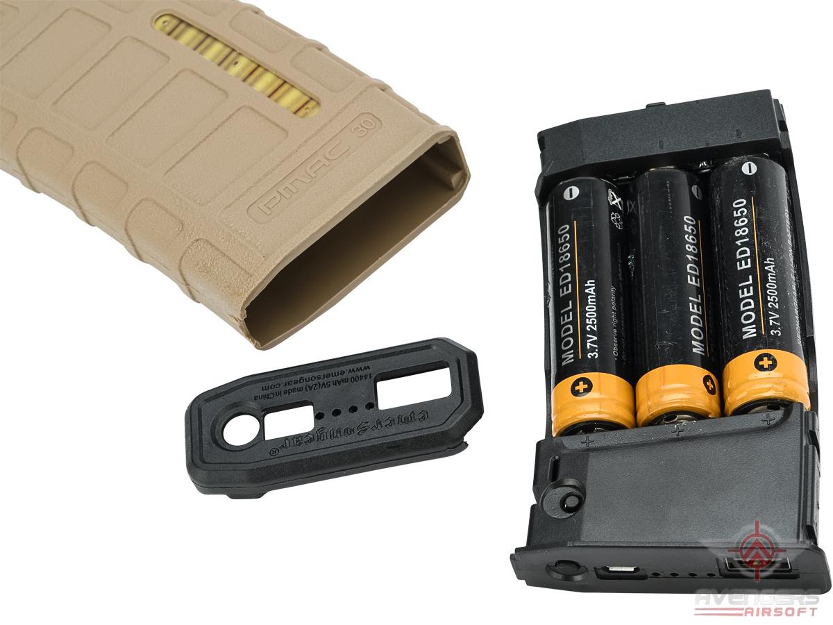 Avengers Portable M4 Magazine Power Bank (Color: Dark Earth), Tactical ...