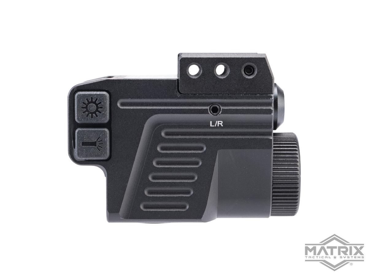 Matrix 500 Lumen Weapon Mount Combat Flashlight w/ Green Laser, Accessories & Parts, Lights ...