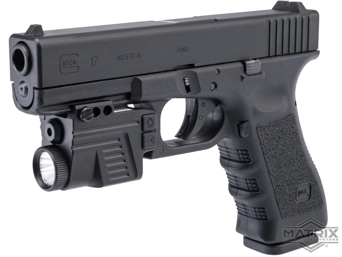 Matrix 500 Lumen Weapon Mount Combat Flashlight w/ Green Laser, Accessories & Parts, Lights ...