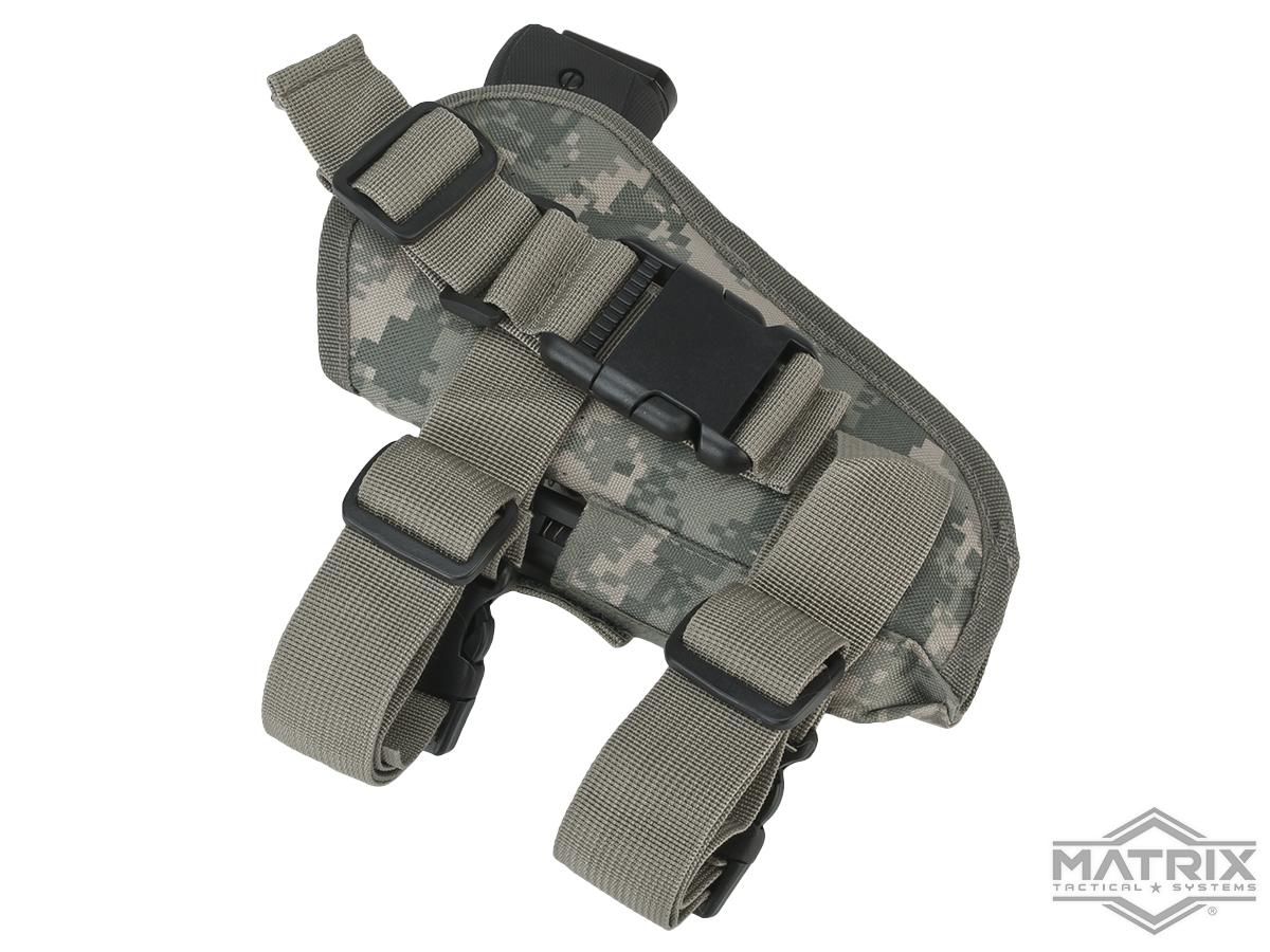 Matrix Deluxe Tactical Thigh Holster (Color: ACU / Right), Tactical ...