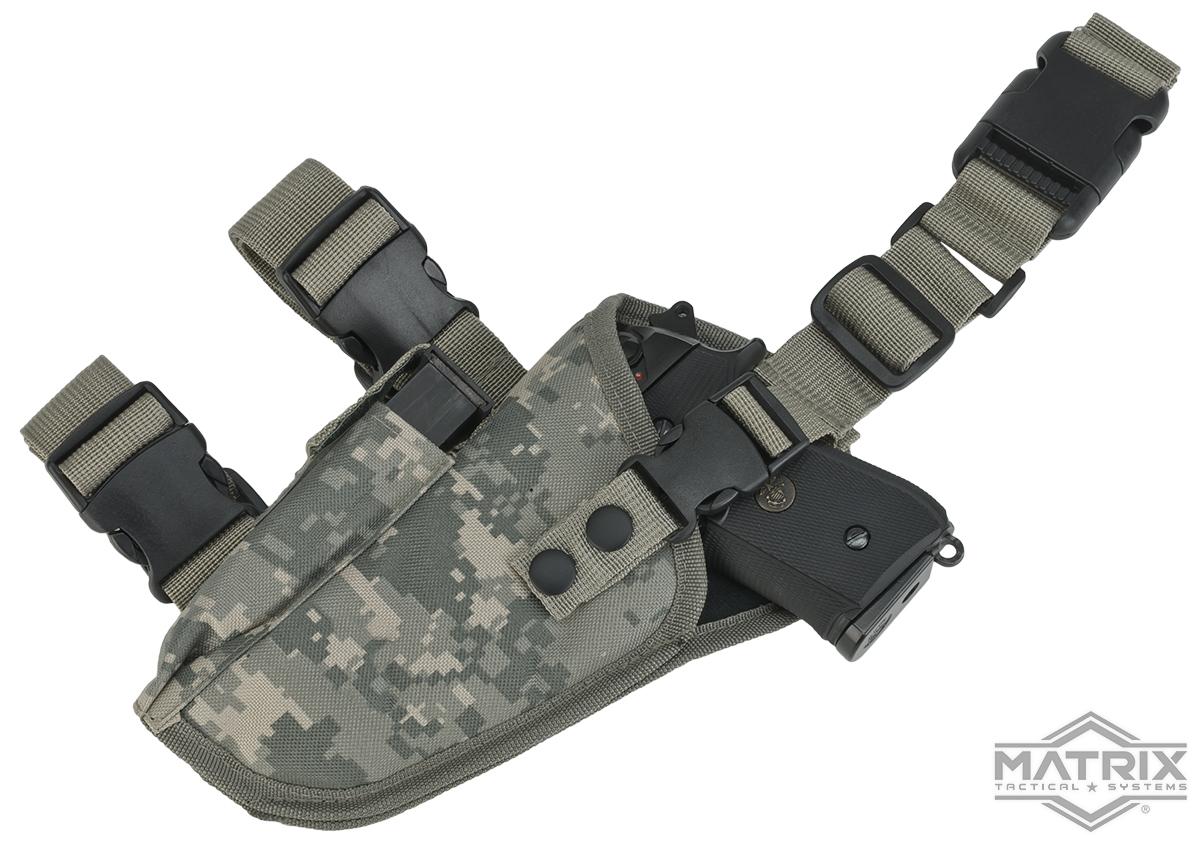 Matrix Deluxe Tactical Thigh Holster (Color: ACU / Left), Tactical Gear ...