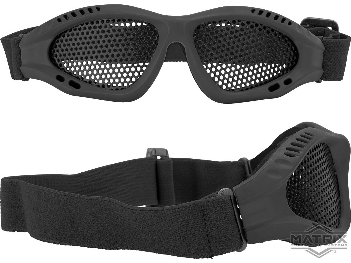 Matrix "Zero" Wire Mesh Adjustable Goggles (Color: Black), Tactical ...