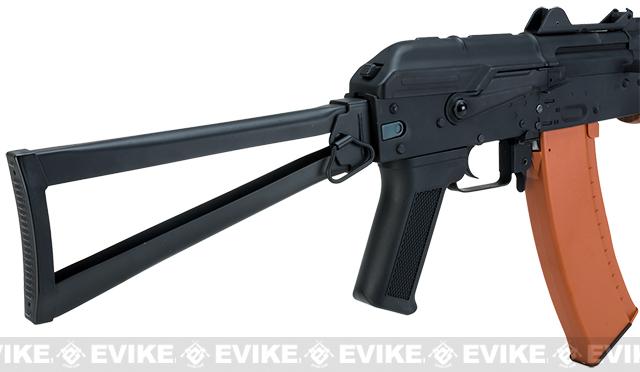 Matrix / CYMA Sport AKS74U Airsoft AEG Rifle with Imitation Wood Furniture (Package: Gun Only ...