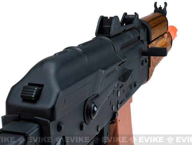 Matrix / CYMA Sport AKS74U Airsoft AEG Rifle with Imitation Wood Furniture (Package: Gun Only ...