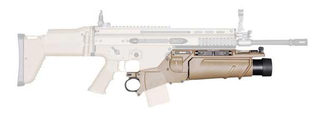 EGLM Type 40mm Grenade Launcher For ASC MK16 MK17 Series Airsoft Rifle ...