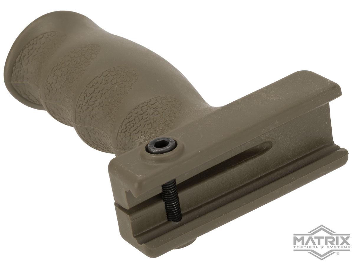 z Matrix Ergonomic Full Length Polymer Vertical Grip (Color: Dark Earth ...