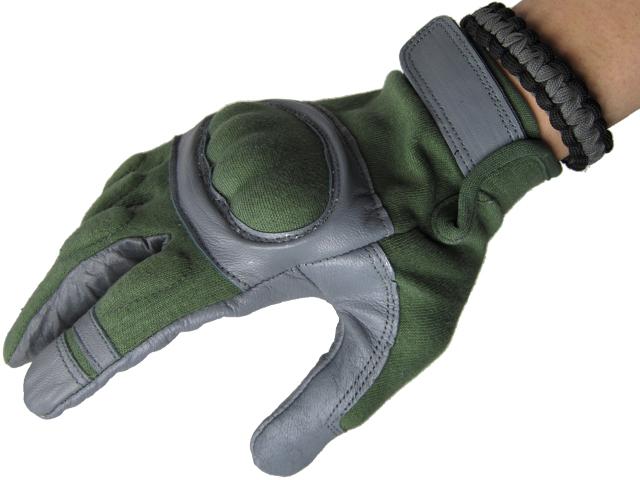 Nomex Hard Shell Knuckle Tactical Gloves (Color: Sage Green / Large ...