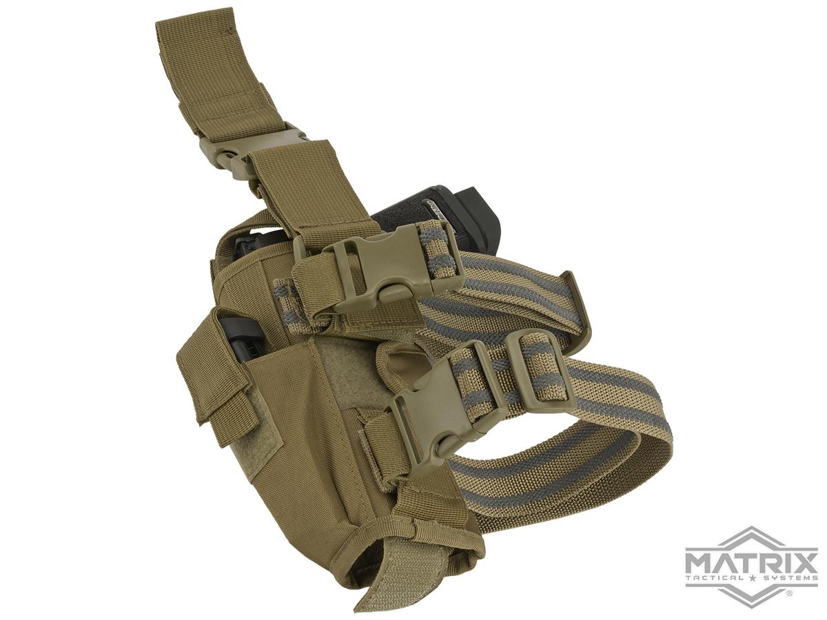 Matrix Tornado Universal Tactical Thigh / Drop Leg Holster (Color: Tan ...