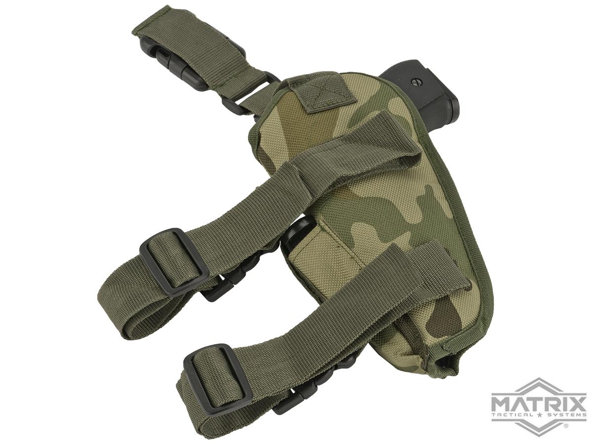 Matrix Deluxe Tactical Thigh Holster (Color: Woodland / Right ...