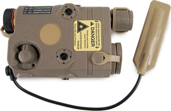 Matrix PEQ-15 Type Laser / Flashlight Combo w/ Remote Pressure Switch ...