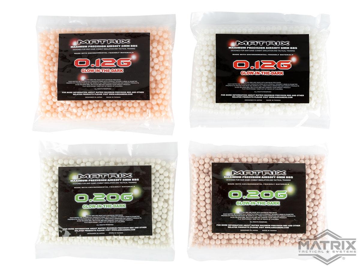 Matrix Match Grade 6mm Glow-in-the-Dark Airsoft Tracer BB (Model: Sampler Package), Accessories ...