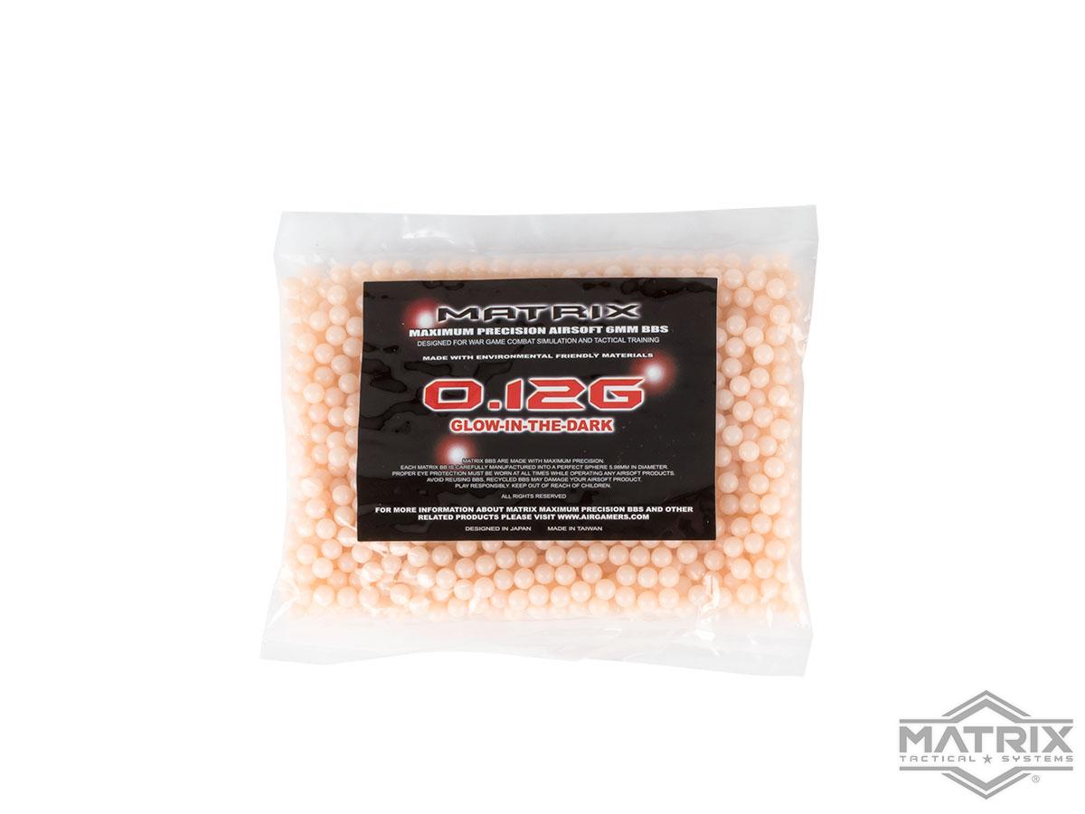 Matrix Match Grade 6mm Glow-in-the-Dark Airsoft Tracer BB (Model: 0.12g Red 1000rds ...