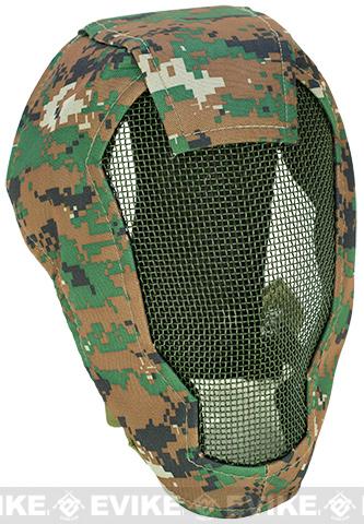 Matrix Iron Face Carbon Steel "Striker" Gen4 Metal Mesh Full Face Mask ...