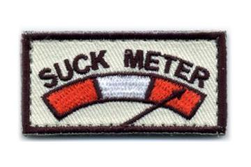 Matrix Tactical "Suck Meter" Hook and Loop Patch (Tan), Tactical Gear/Apparel, Patches - Evike ...