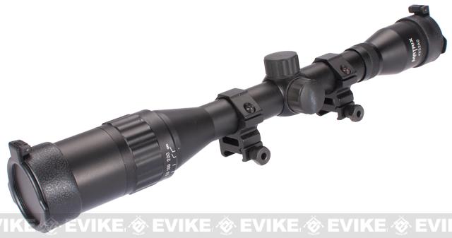 Matrix Military Style 4x32 Range Estimating Rifle Scope (AO & Mil-Dot ...