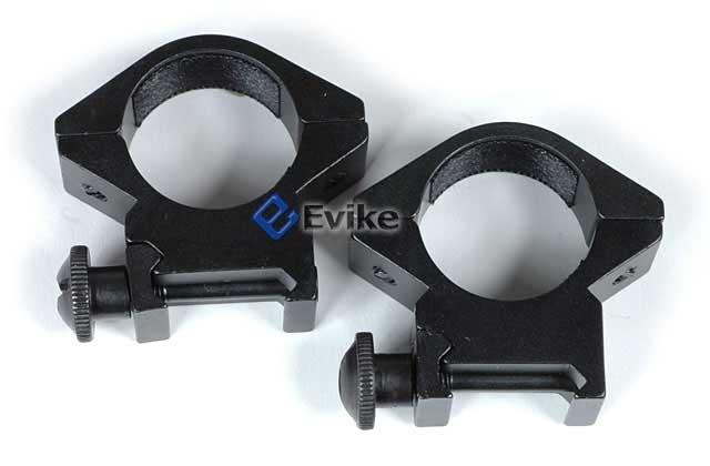 Matrix / NC Star 25mm Steel Weaver Base QD Scope Ring Mount Set ...