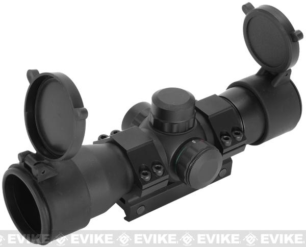 New Gen Quick Aim Green & Red Dot Scope w/ 20mm Weaver Base Scope Mount ...