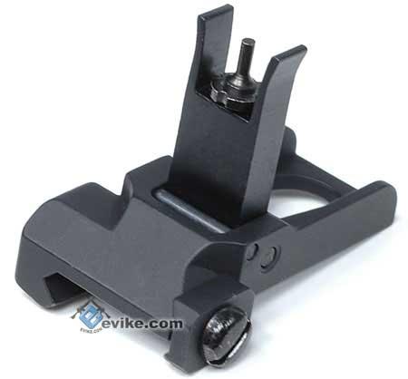 Matrix SR25 / PDW Type Metal Flip-Up Front Sight for Airsoft AEG Rifles ...