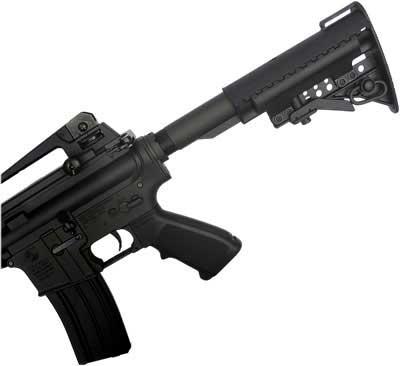 Matrix Carbine Mod Stock for M4 M16 Series Airsoft AEG - Black ...