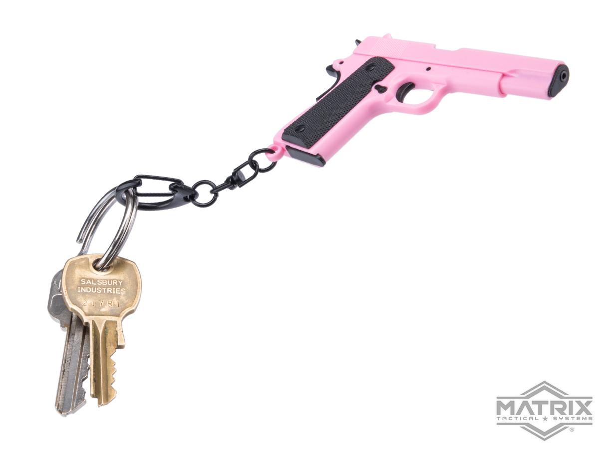 Matrix Dummy Pistol Keychain Charm (Model: 1911 / Pink), Evike Stuff, e ...