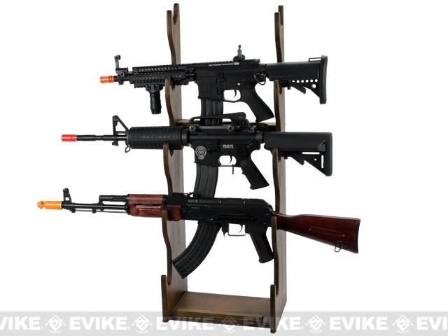 z Matrix Wood Deluxe Rifle / Gun Rack, Accessories & Parts, Gun Stands ...