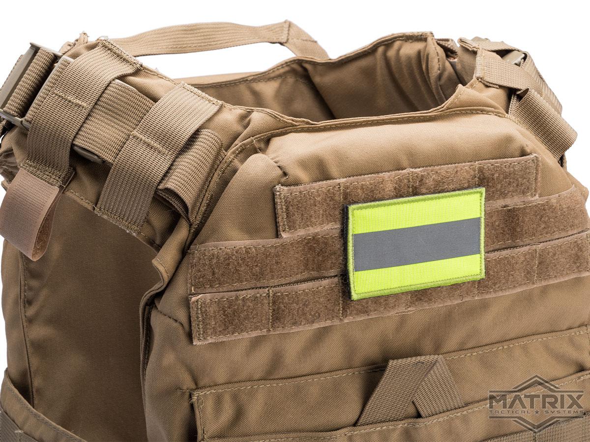 Matrix Reflective Line IFF Patch w/ Nylon Bordering (Color: Fluorescent ...