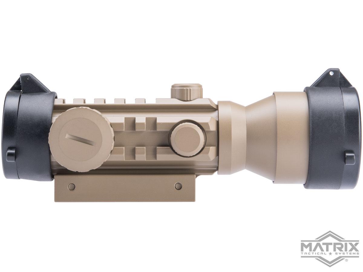 Matrix 2x42 Dual Illuminated Railed Tactical Scope (Color: Dark Earth ...
