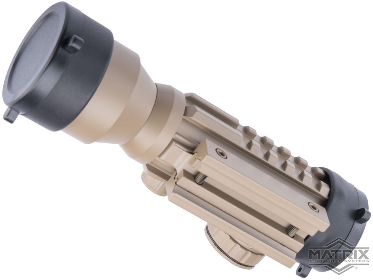 Matrix 2x42 Dual Illuminated Railed Tactical Scope (Color: Dark Earth ...