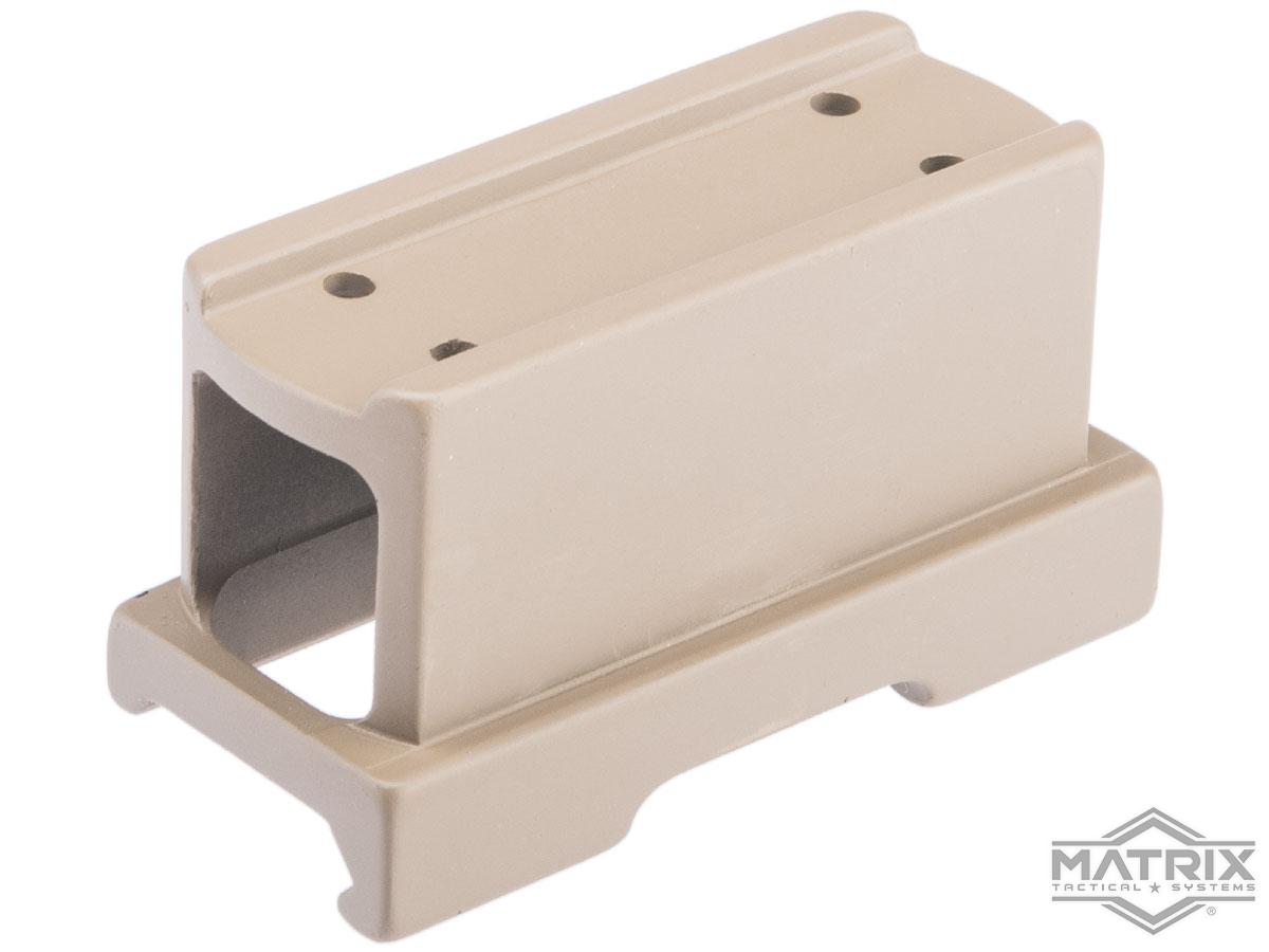 Matrix CNC Aluminum Micro T1 Mount and Riser (Color: Dark Earth ...