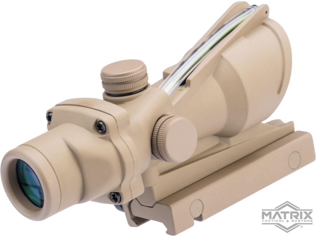 Matrix 4x32 Magnification Fiber Optic Illuminated Rifle Scope (Color ...