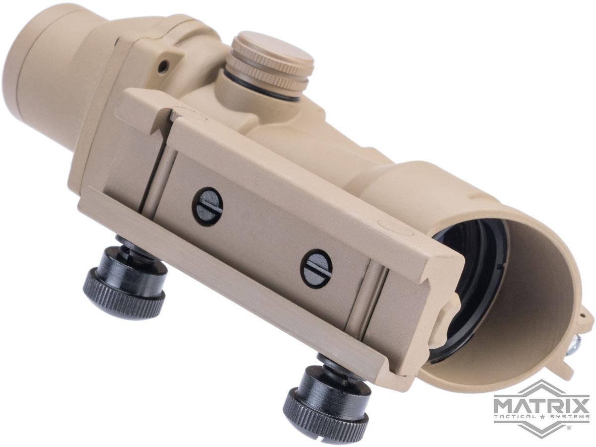 Matrix 4x32 Magnification Fiber Optic Illuminated Rifle Scope (Color ...