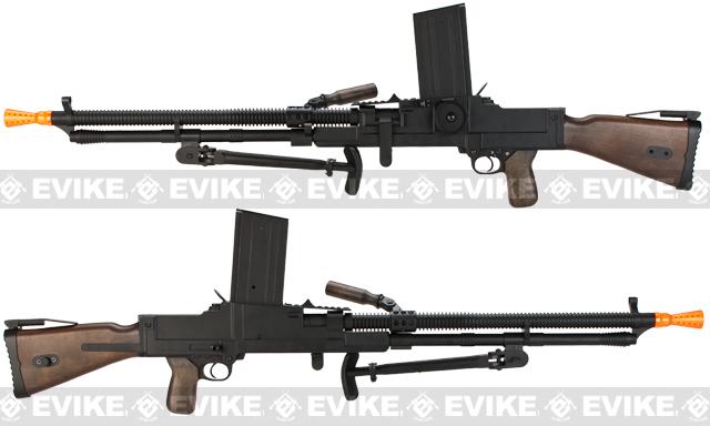 Matrix Full Metal ZB-30 ZB-26 Airsoft AEG Machine Gun w/ Folding Bipod ...