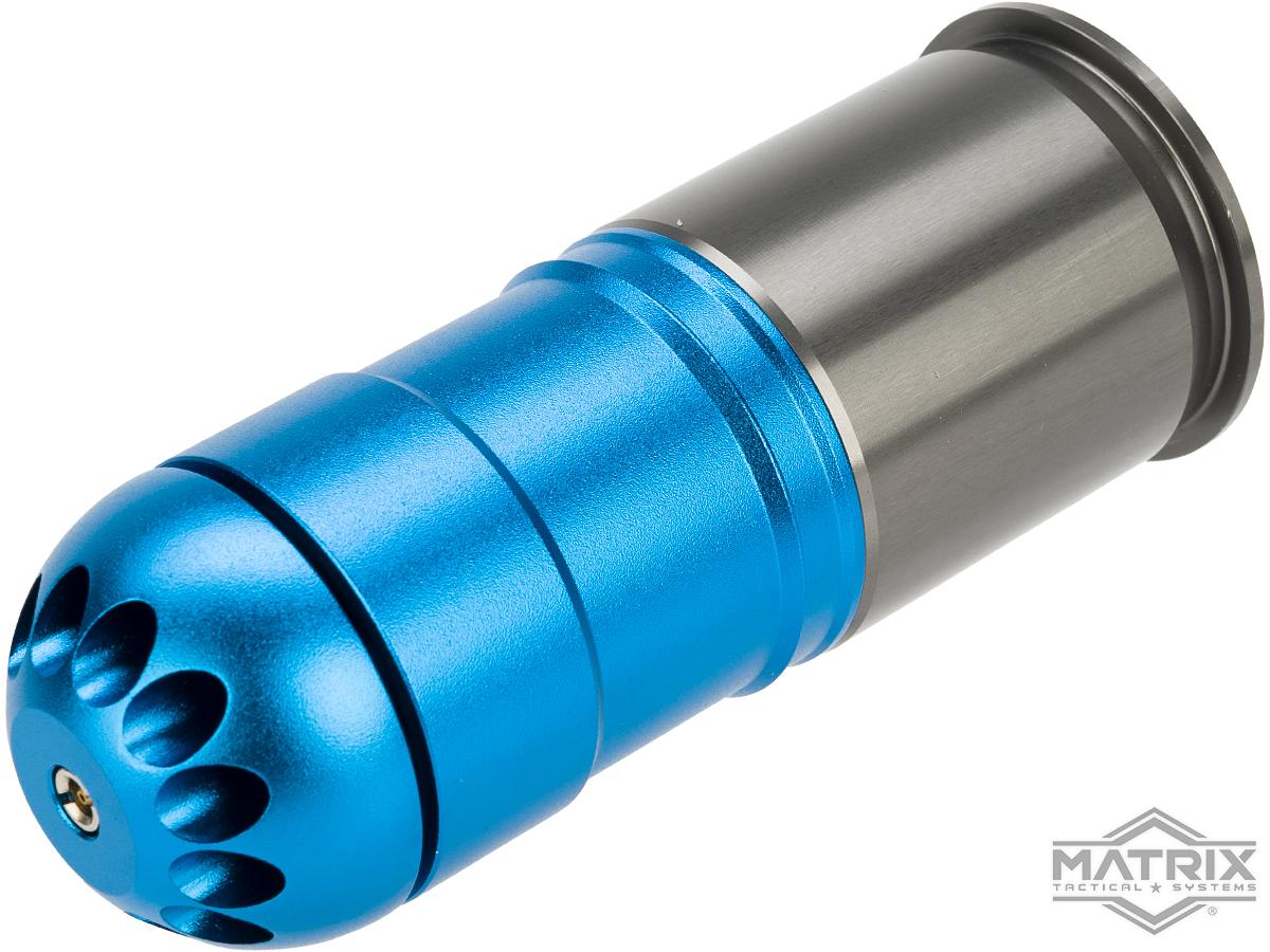 Matrix Aluminum Green Gas Powered Airsoft 40mm Grenade Shell (Capacity ...