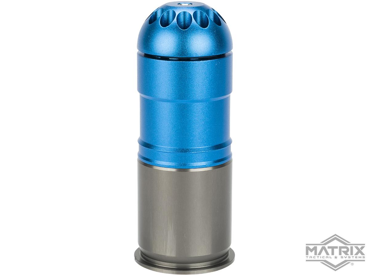 Matrix Aluminum Green Gas Powered Airsoft 40mm Grenade Shell (Capacity ...