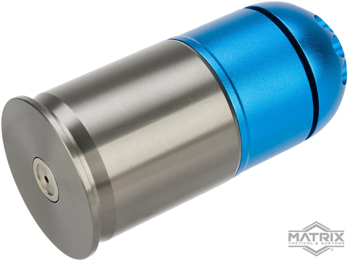 Matrix Aluminum Green Gas Powered Airsoft 40mm Grenade Shell (Capacity ...