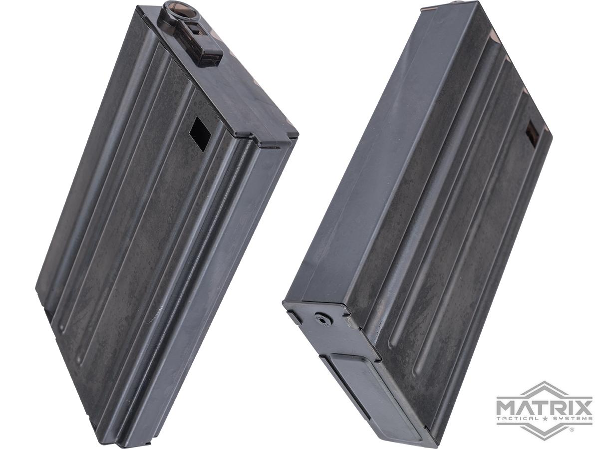 Matrix Battle Axe x SP Systems QPQ Finished Magazine for SR-25 Airsoft ...