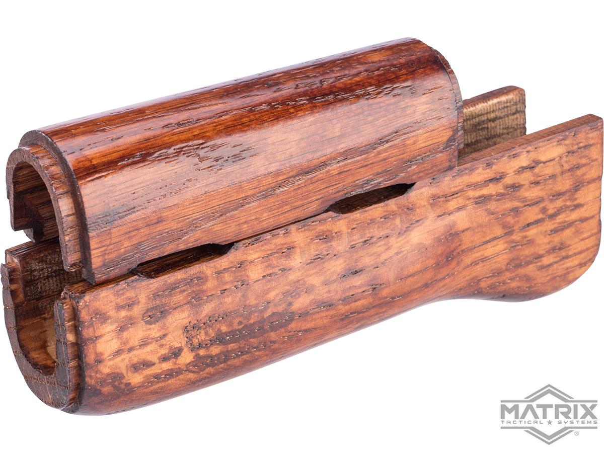 Matrix Battle Axe Real Oak Furniture Set for AKM Series Airsoft AEG ...