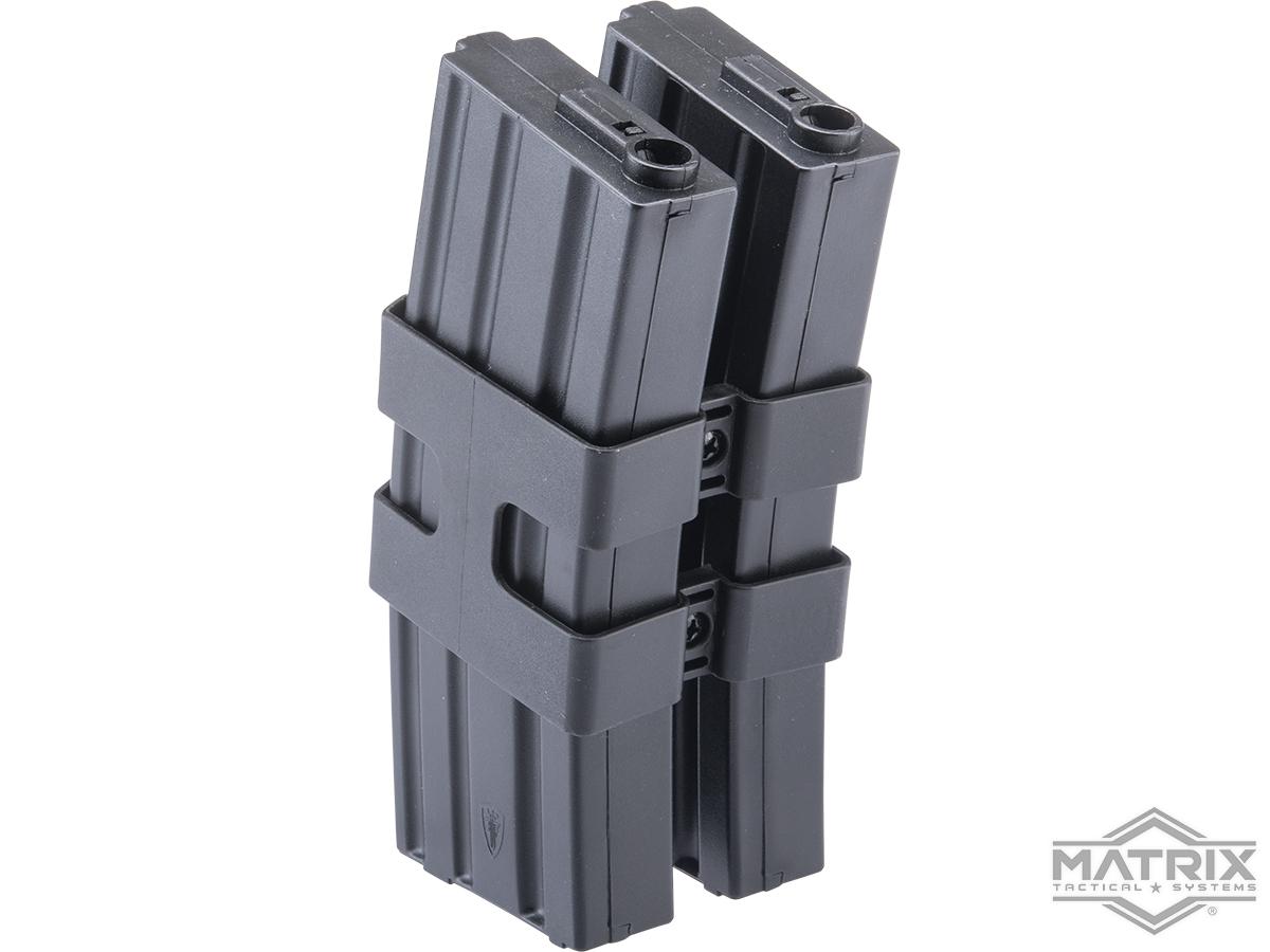 Matrix Dual Magazine Clamp for M4 / M16 Airsoft Magazines (Color: Black ...