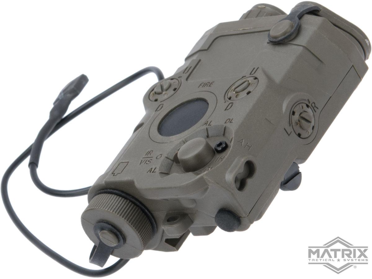 Matrix Airsoft PEQ-15 Battery Box w/ Laser System - Red Laser (Color ...