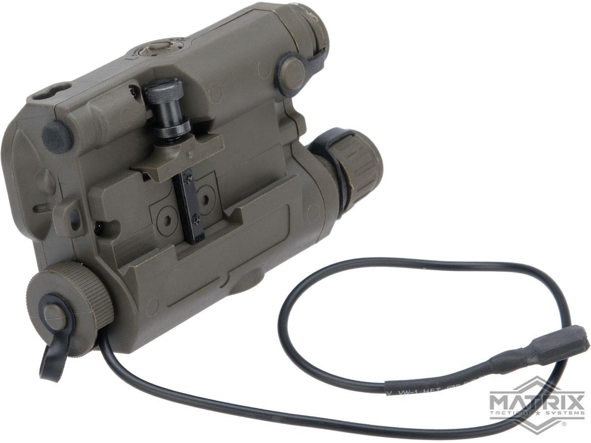 Matrix Airsoft PEQ-15 Battery Box w/ Laser System - Red Laser (Color ...