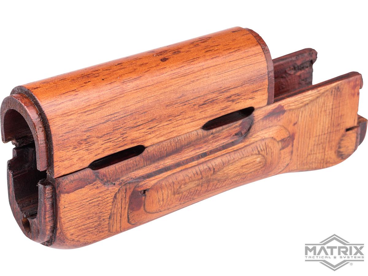 Matrix Battle Axe Real Wood Furniture Kit for AK Series Airsoft AEG Rifles (Model: AK-74S ...