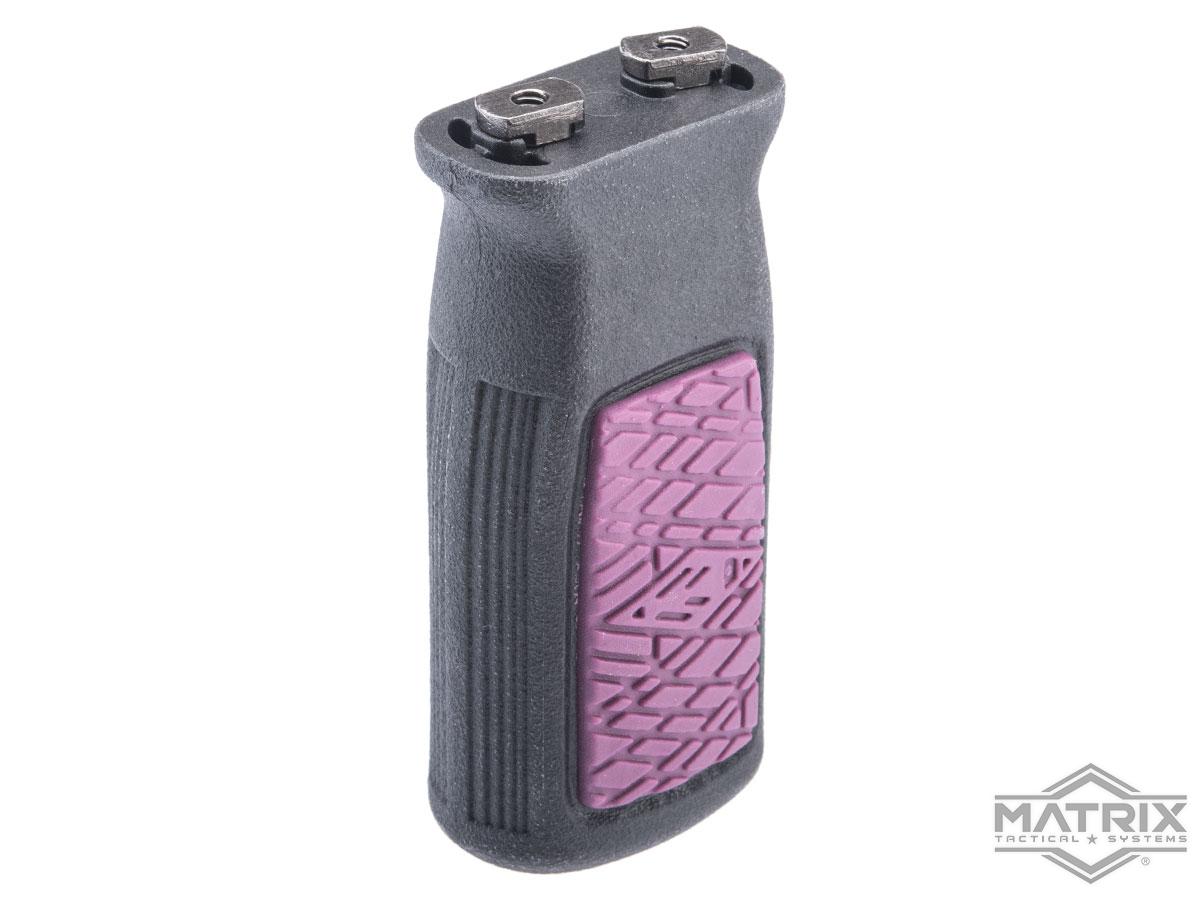 Matrix BD M-LOK Vertical Grip (Color: Black / Purple Matrix ...