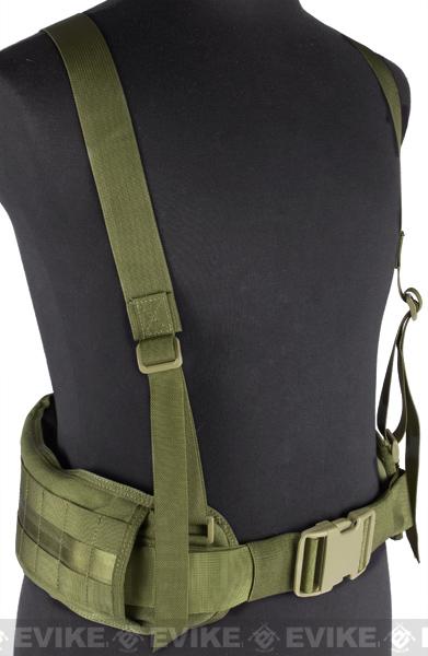 Matrix TMC MOLLE Gen II Belt with Suspenders (Color: OD Green ...