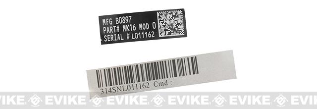 Blackjacks Weapon Code Label (Type: Mk 16 SCAR-L), Tactical Gear ...