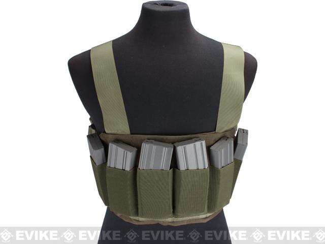 Matrix High SPEED Airsoft Chest Rig (Color: Sage Green), Tactical Gear ...